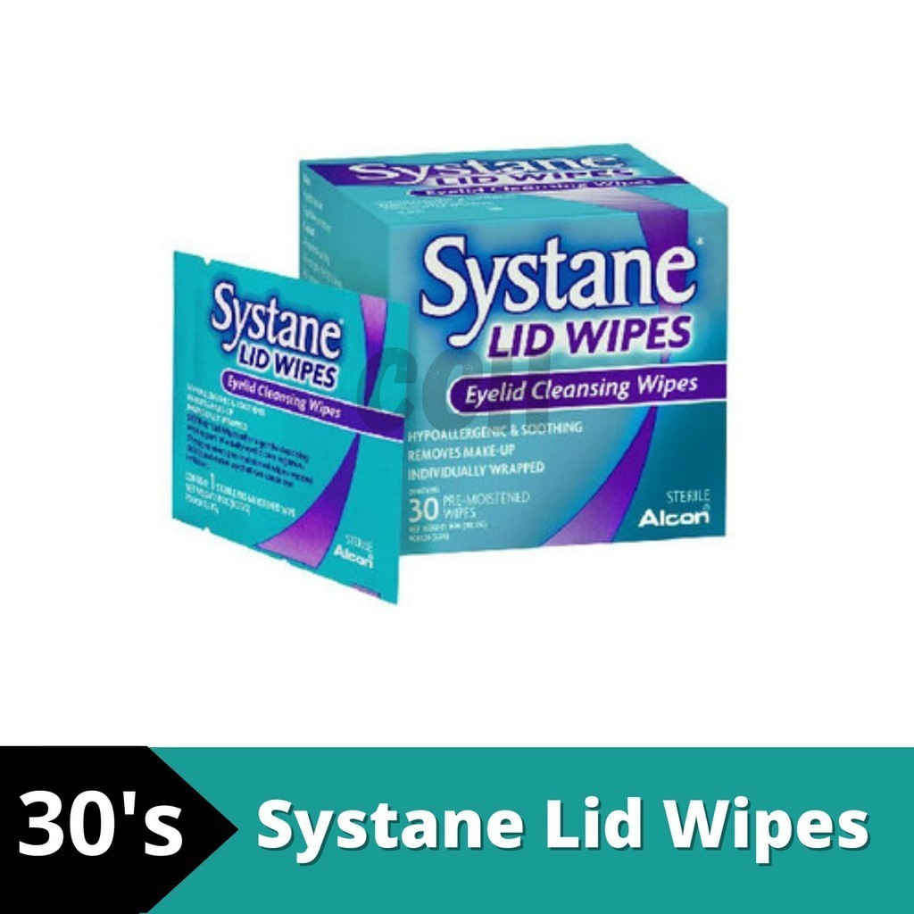 Alcon Systane Lid Wipes 30's | Eyelid Cleansing Wipes | Shopee Malaysia