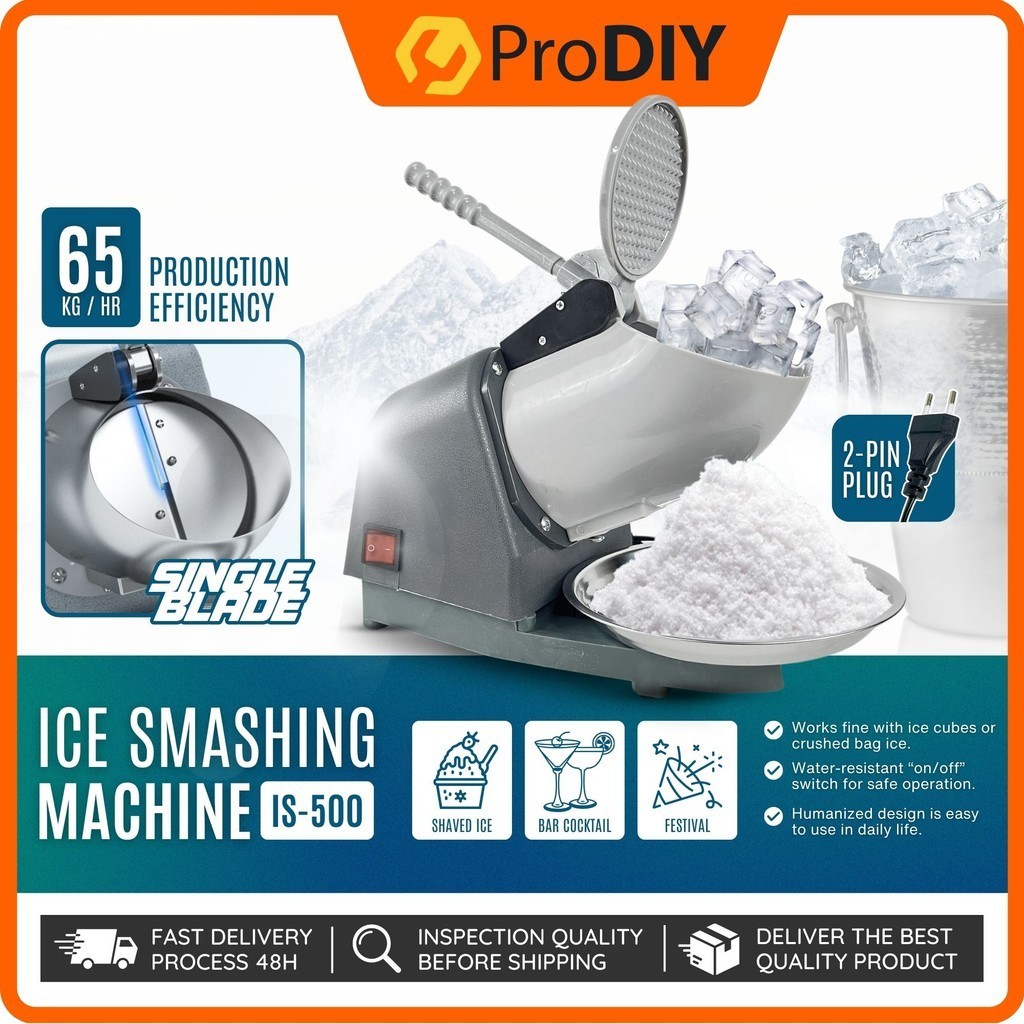 IS-500 Ice Smasher Shaver Machine Snow Maker Shaved Ice Beverage 200V ...