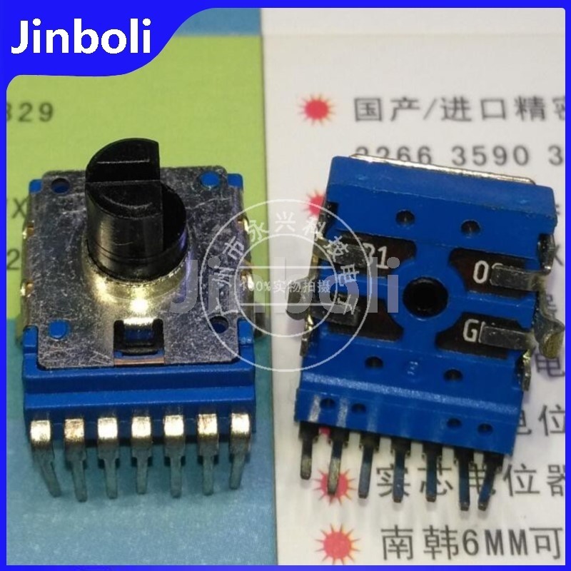 2PCS RK14 142 Type Vertical B103 B10K Double Single Row 7Pin Audio ...