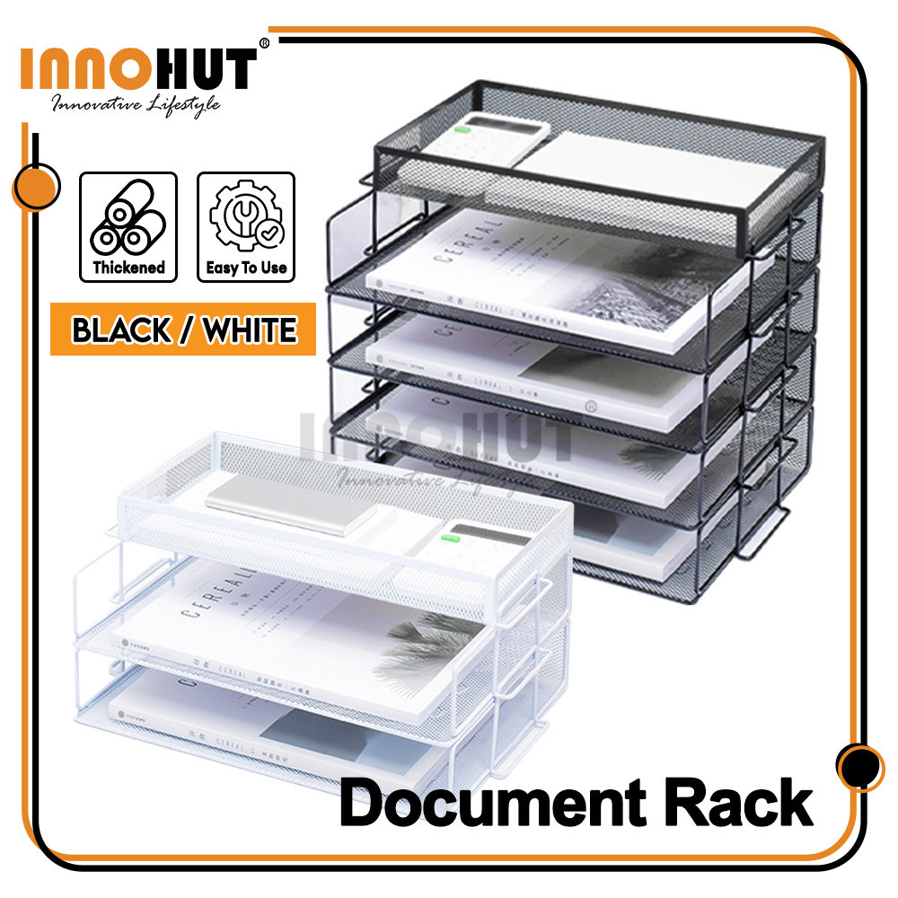 Innohut Metal Document Sorage Rack Document Tray Desktop Paper ...