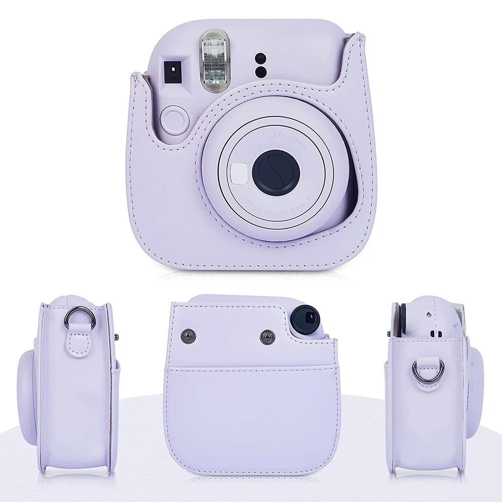 PU Leather Camera Bag Case For Fujifilm Instax Mini 12/11/9/8 Retro ...