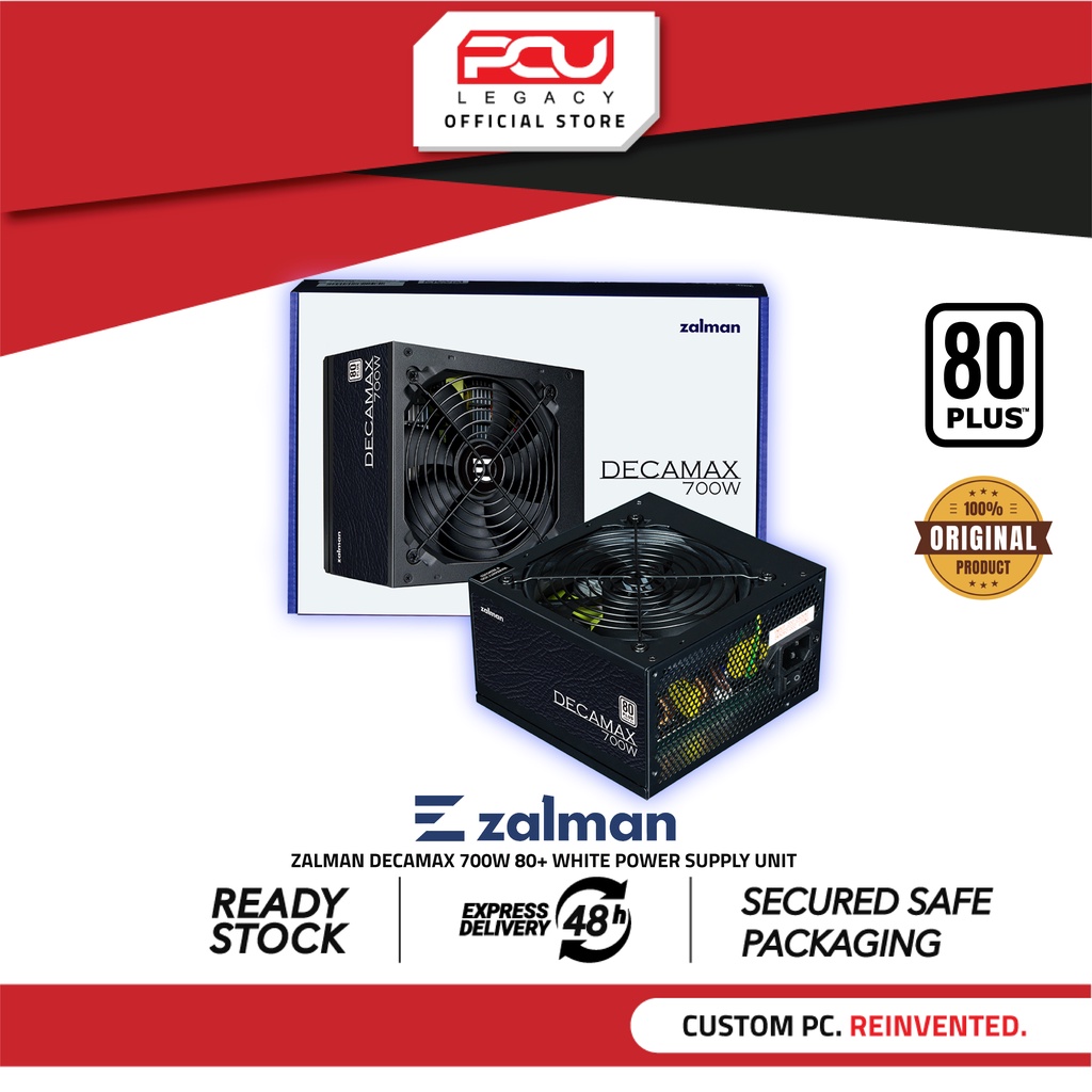 ZALMAN DECAMAX 700W 80+ WHITE POWER SUPPLY UNIT | Shopee Malaysia