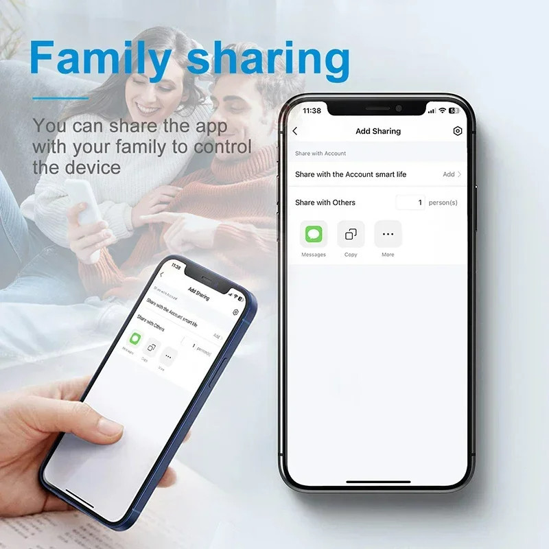 Tuya Smart Wifi Switch With temperature time display function 100 250V ...