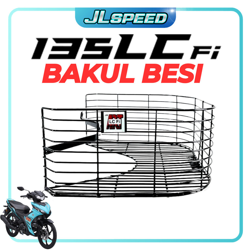 YAMAHA LC135 V8 FI LC V8 FI LC 135 V8 LCV8 FI Basket Steel Iron Bakul ...