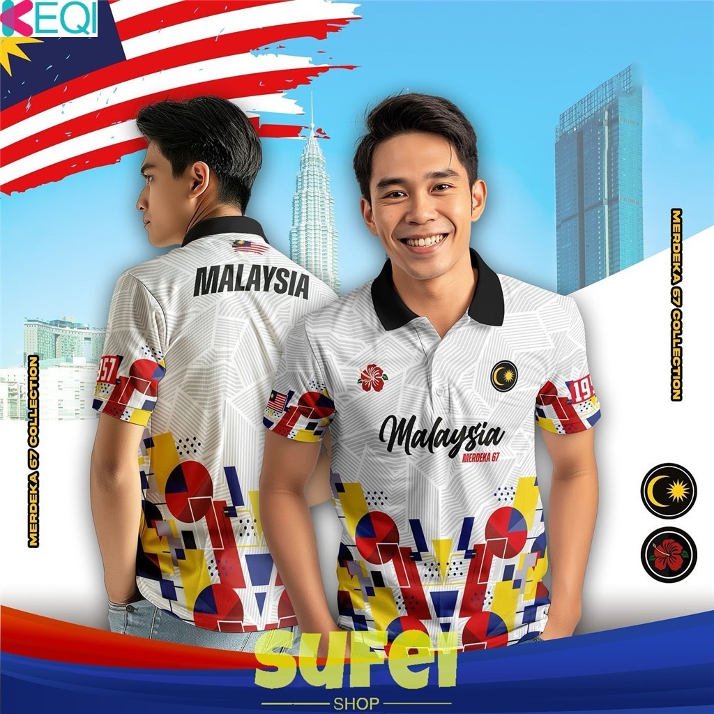 KQ Merdeka 67 Tahun 2024 Sublimation Tshirt | Baju Merdeka 2024 MERDEKA ...