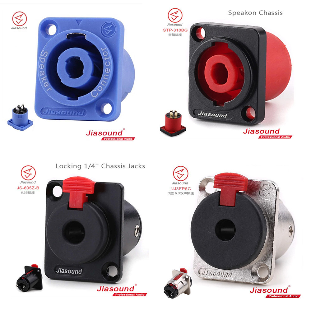 D Type Rack Patch Panel 1U Cabinet Balanced XLR BNC SDI 6.35 CAT6 USB3 ...