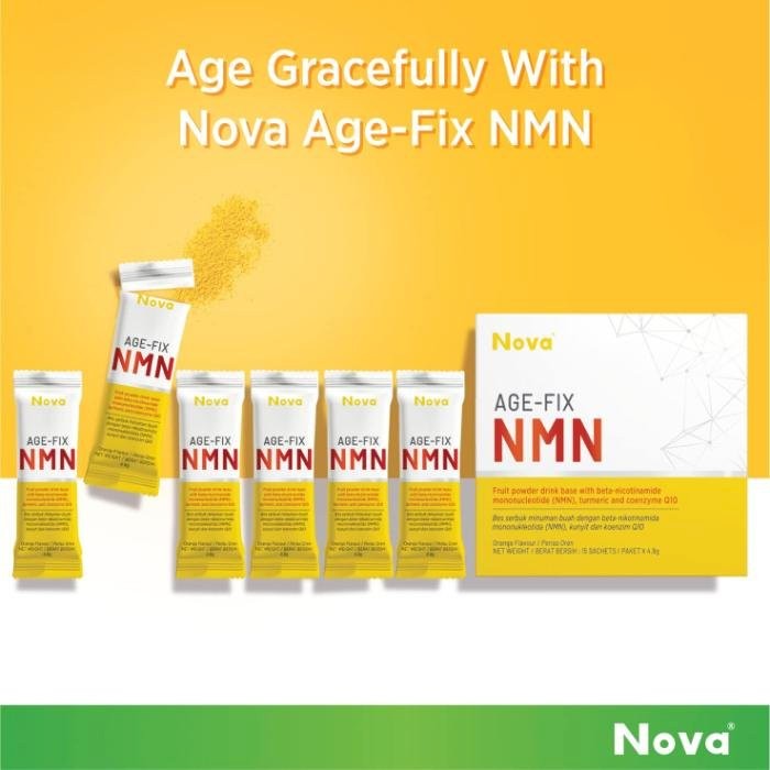 Nova Age Fix NMN Supplement Cellular Energy DNA Repair Anti-Aging 15 ...