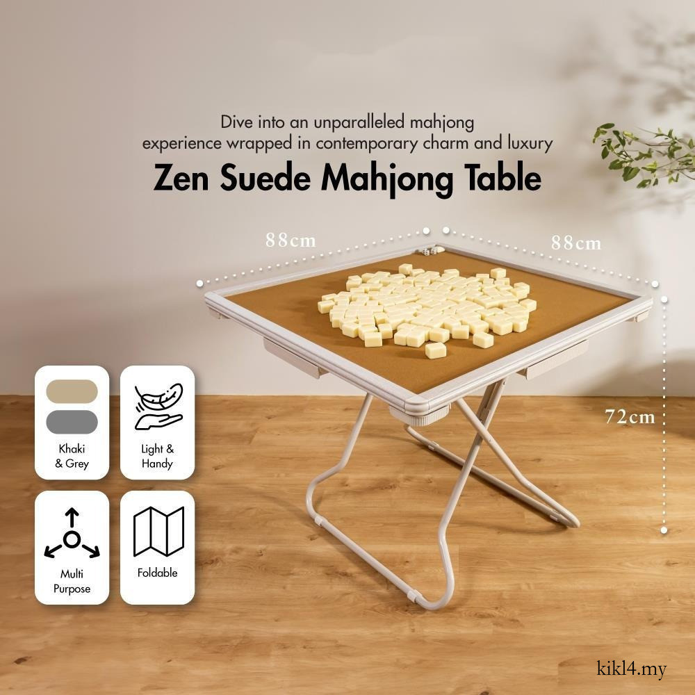 Foldable Free Assembly Traditional Mahjong Table KK | Shopee Malaysia