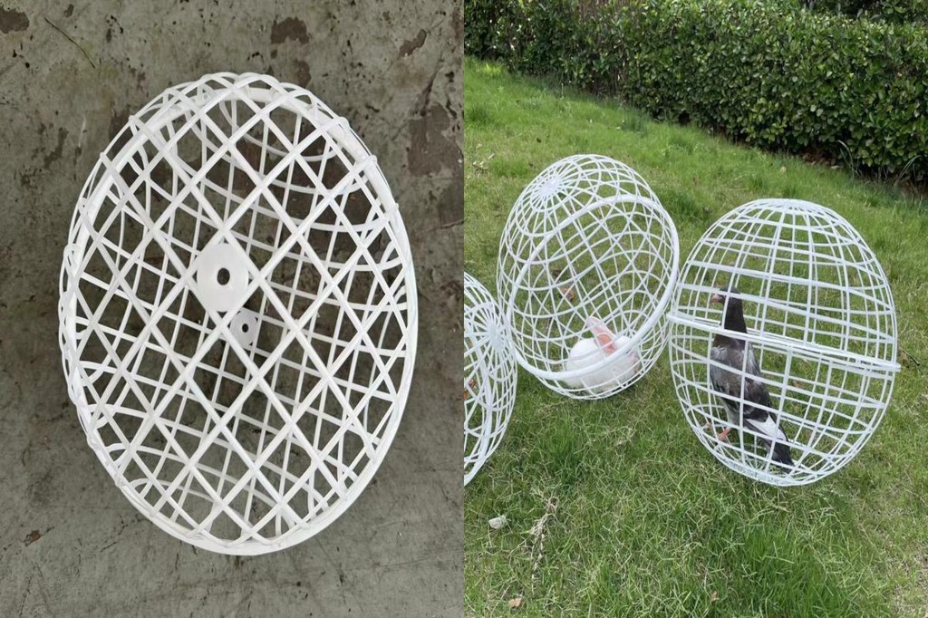 Damage-resistant Chicken Coop Chicken Ball Cage Portable Round Chicken ...