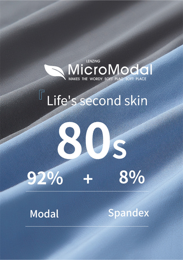 MiiOW 80 Modal Silk Men's Underwear Boxers Seamless Breathable Summer ...