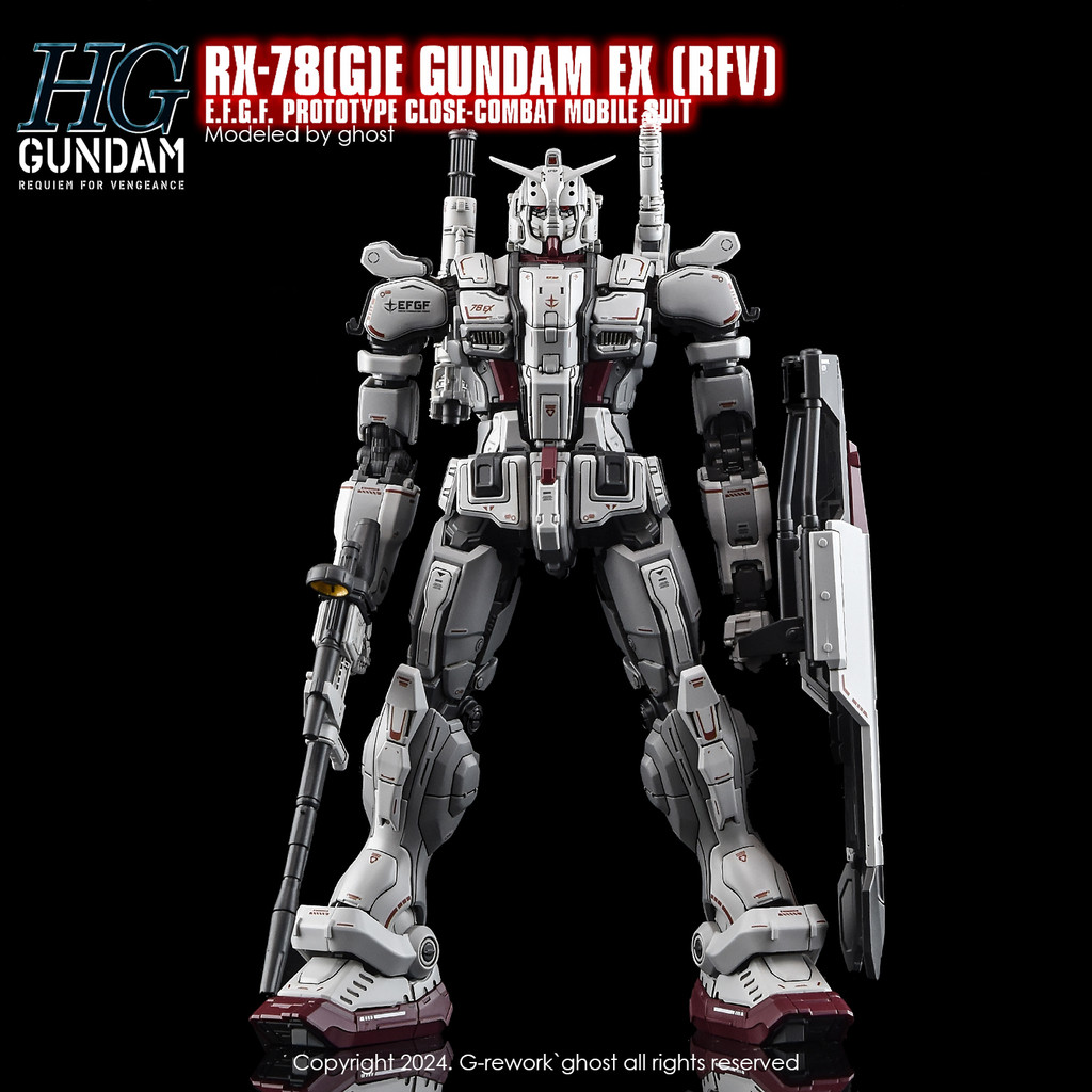 G-Rework HG Gundam EX (RFV) Water Decal CD-H255 Gundam Requiem for ...