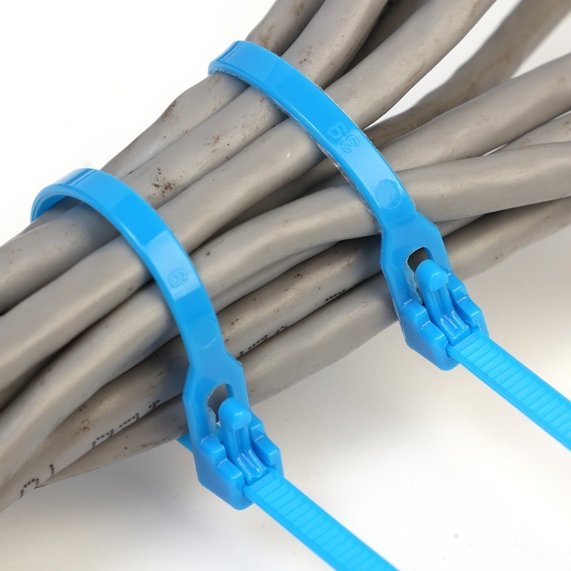 Plastic Nylon Cable Zip Ties - Self Locking Loop Wrap Bundle Straps ...