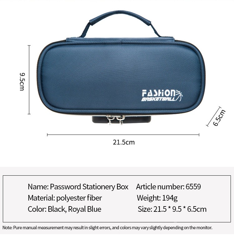 Large-Capacity Pencil Case Password Lock Pen Box Portable Organizer Box ...