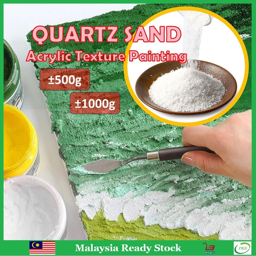 Pure Quartz Sand Acrylic Texture Painting DIY Art Pure Sand Pasir ...