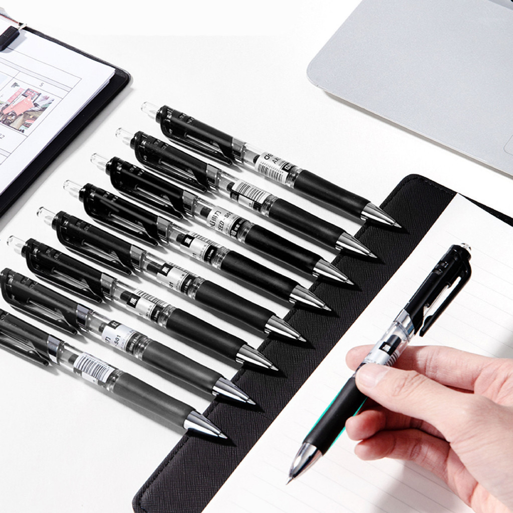 Deli Axceed Gel Pen 0.5mm Bullet Tip Smooth Writing All Day Comfort ...