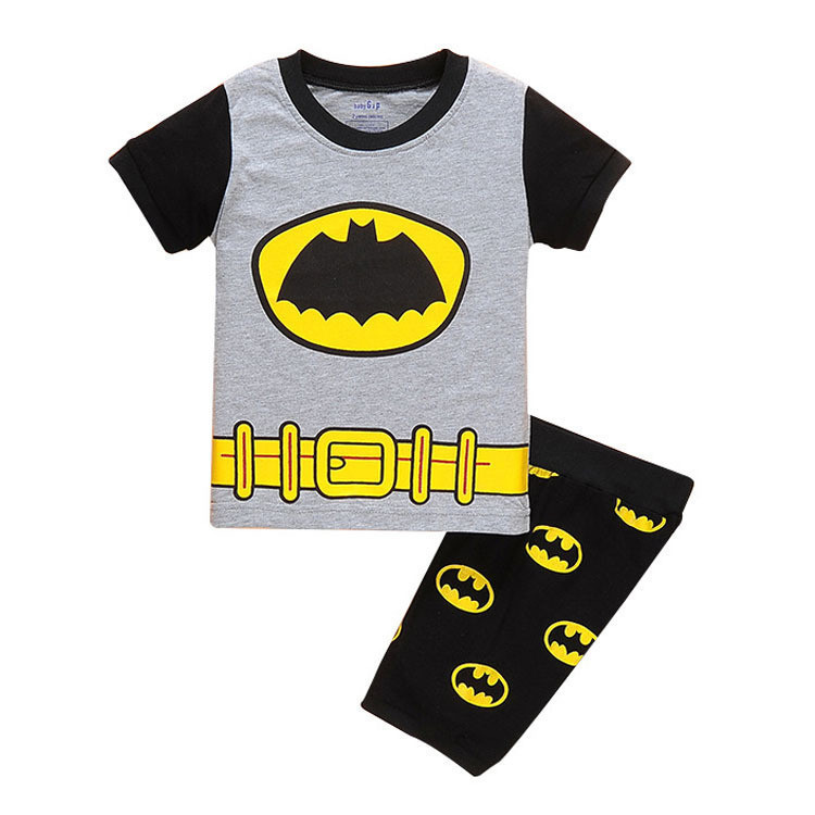 Summer Outfit for Baby Boy Clothes Set Birthday Cosplay Hero Batman ...