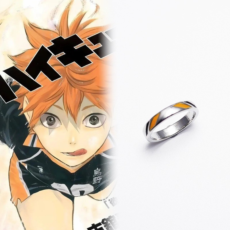 Anime Haikyuu!! Ring Shoyo Hinata Kozume Kenma Karasuno Nekoma High ...