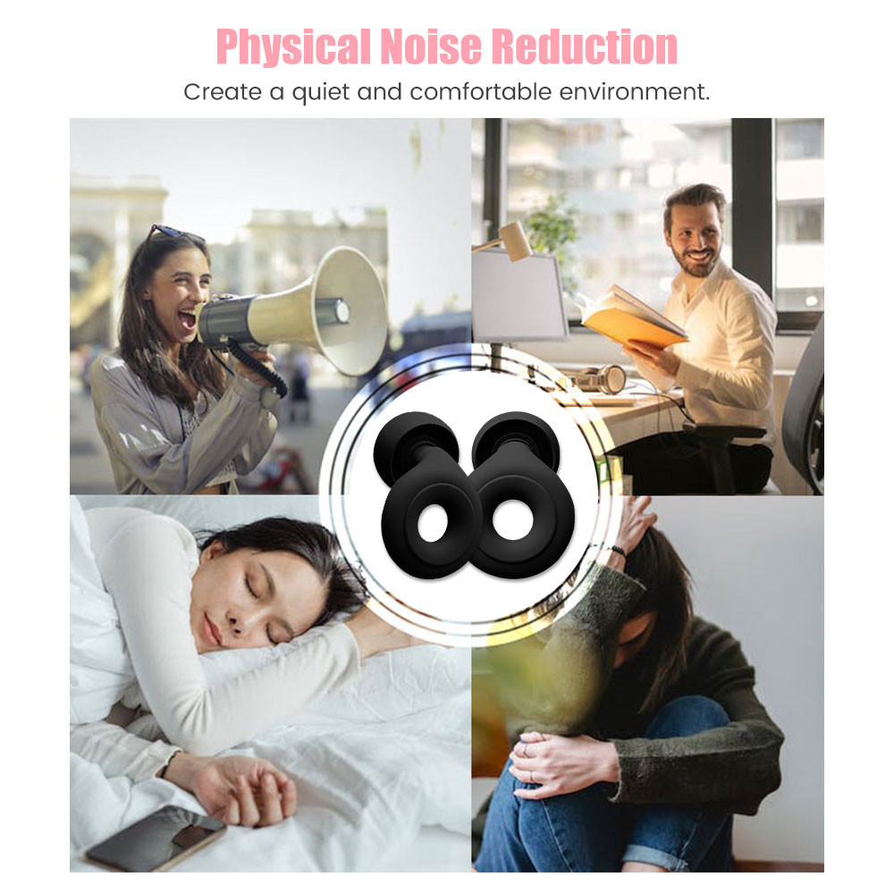 Ear Plug for Sleeping Anti-Noise Earplugs Soft Hearing Protection Quiet ...
