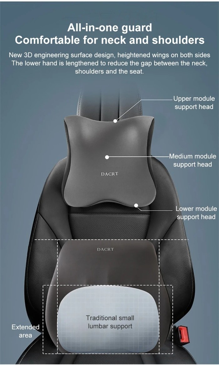 BMW Car Headrest Car Lumbar Support Model High-Quality Memory Cotton ...