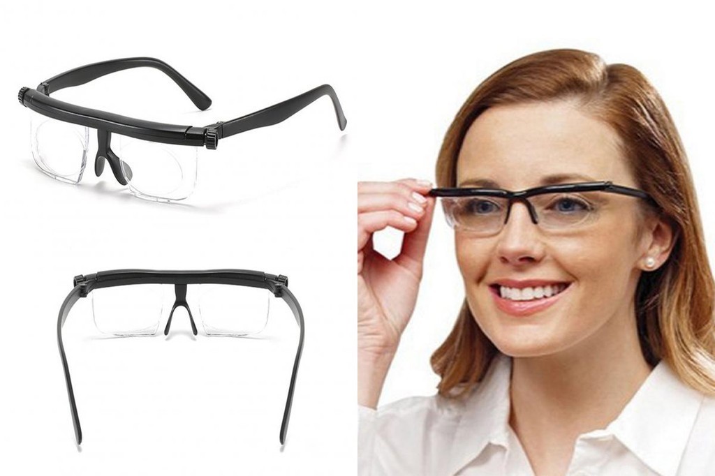 SPM Adjustable Focus Reading Glasses Indoor Outdoor Reading Glasses ...