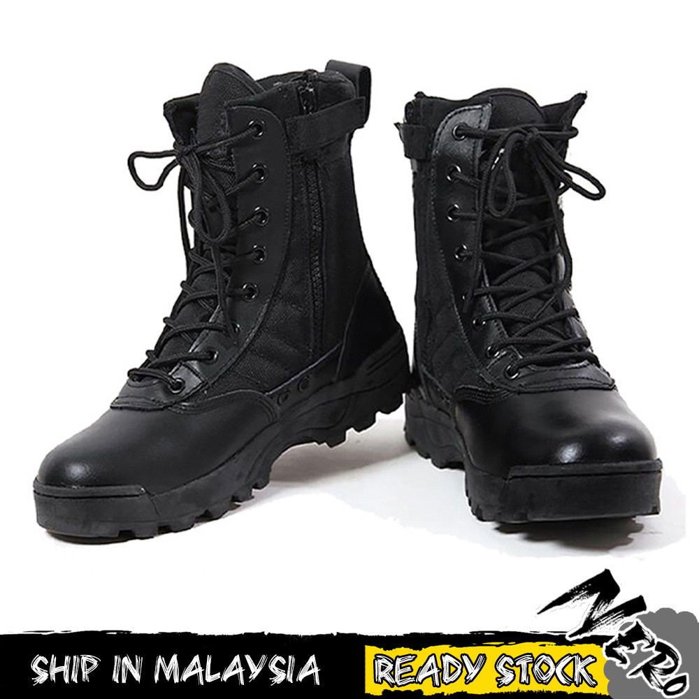 【Local Ready Stock】【NERO】Army Men Boots Kasut Operasi Unisex Boots ...