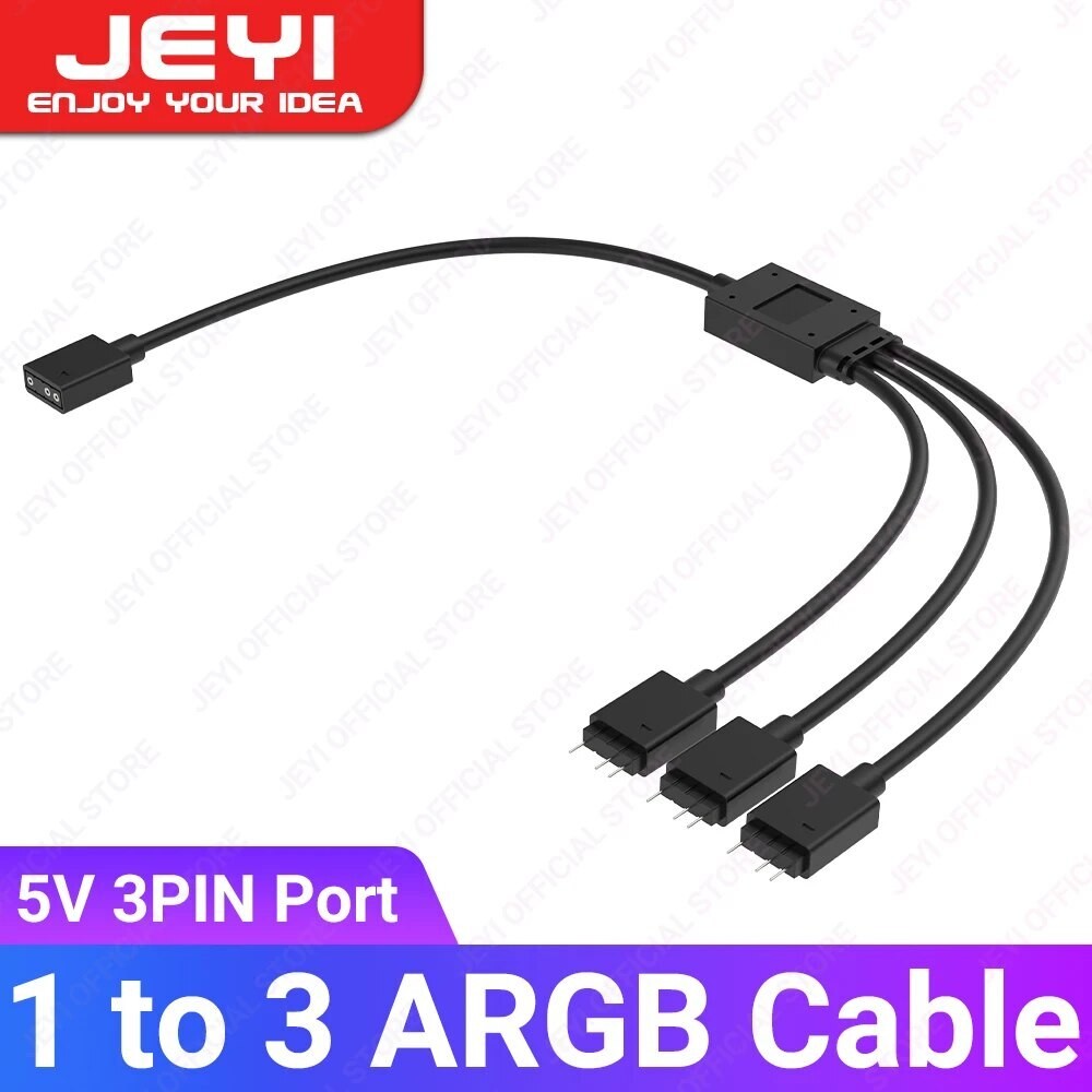 Limited time discount JEYI 1 to 3 ARGB Splitter Cable, 5V 3Pin ...