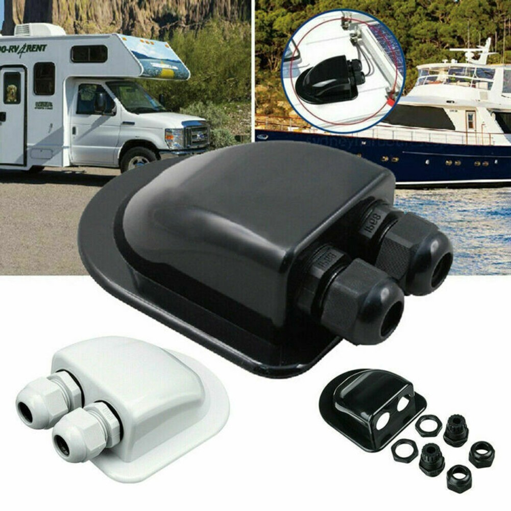 【MR】Roof Cable Entry Gland Solar Panel Double Cable Gland Box For RV ...