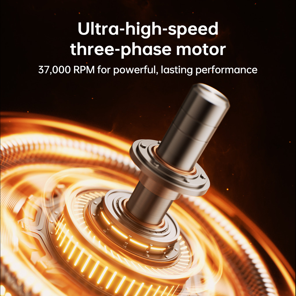 JISULIFE Table Fan Pro3 Bladeless Timing Settings Ambient Light Rotate ...