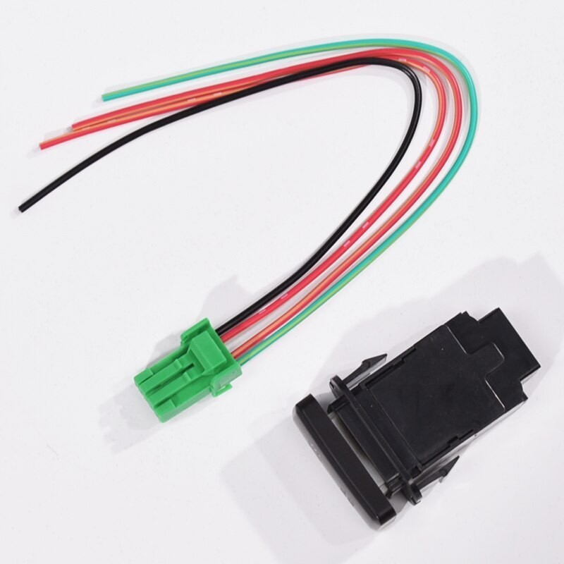 HYS 12V Green LED OEM Replacement Push Switch For Toyota Landcruiser ...