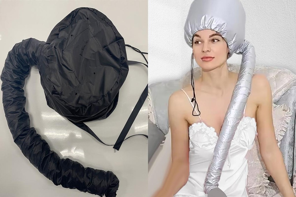 TRD Hot Oil Treatment Cap Heat Treatment Bonnet Soft Hooded Hair Dryer ...