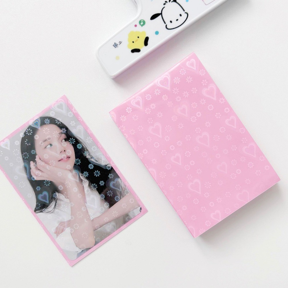 50pcs Candy Color Card Holder 61*91mm Idol Photocard Sleeves Protector ...