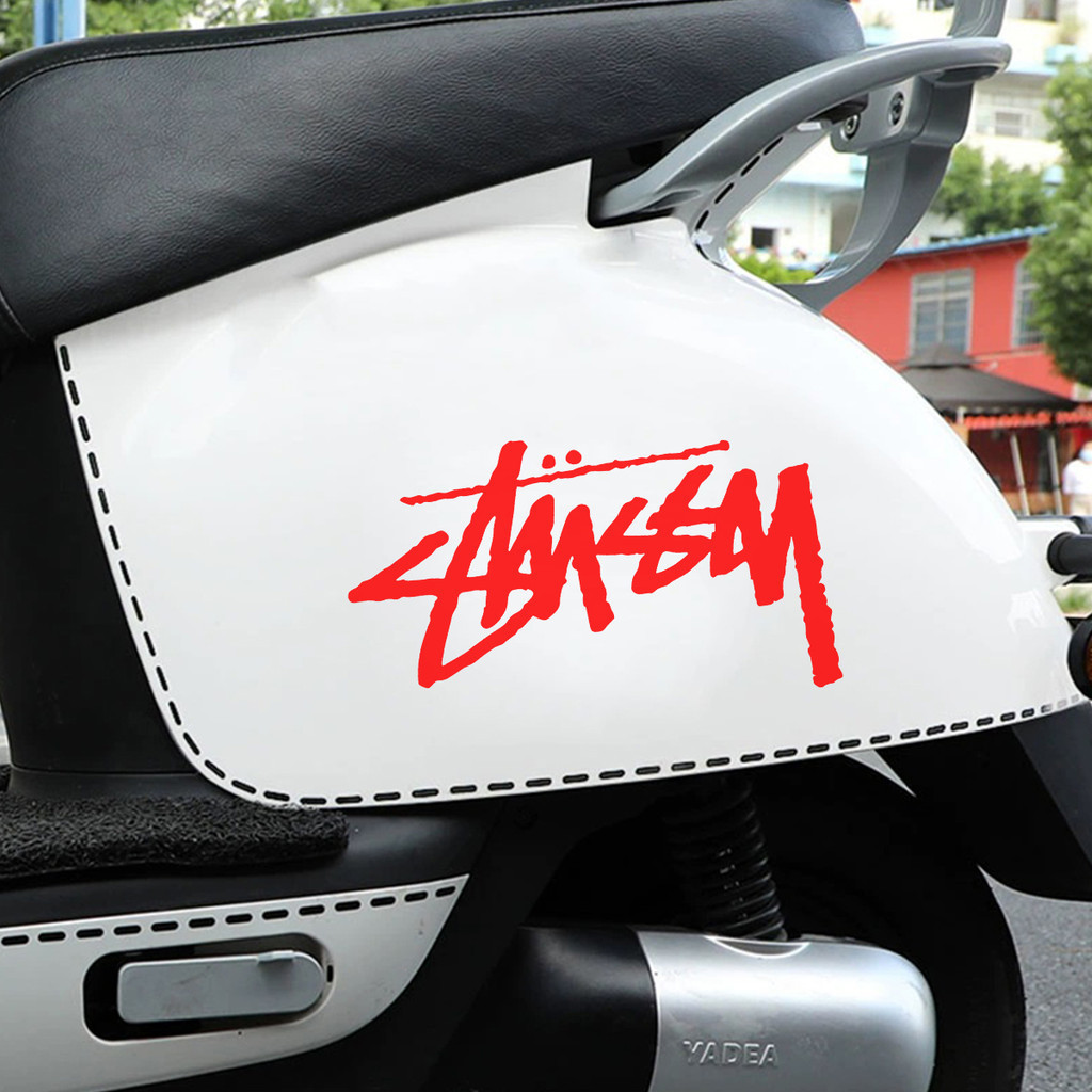 Stussy Logo Vinyl Sticker Reflective Car Window Body Decal | Shopee ...