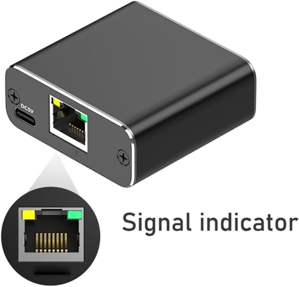RJ45 Network 100Mbps / Gigabit Ethernet Adapter 1 Male to 2 Female LAN ...