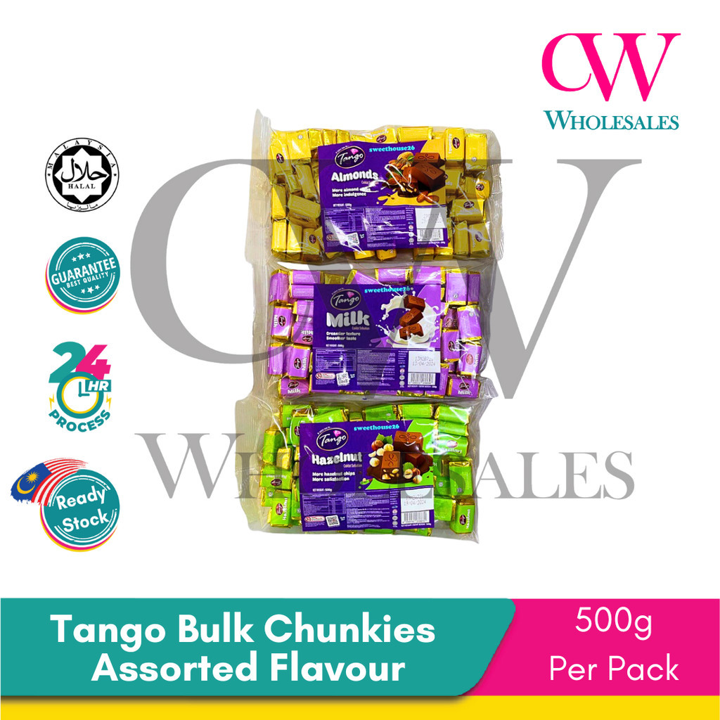 Tango Chunkies Campur 500g | Coklat Viral | Pek Besar Borong | Shopee ...