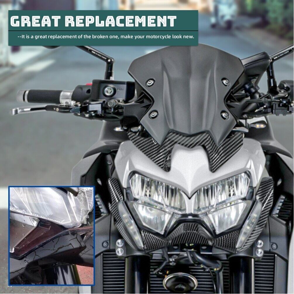 LJBKOALL Z900 Front Headlight Fairing Beak Cowl Cover Extension For ...
