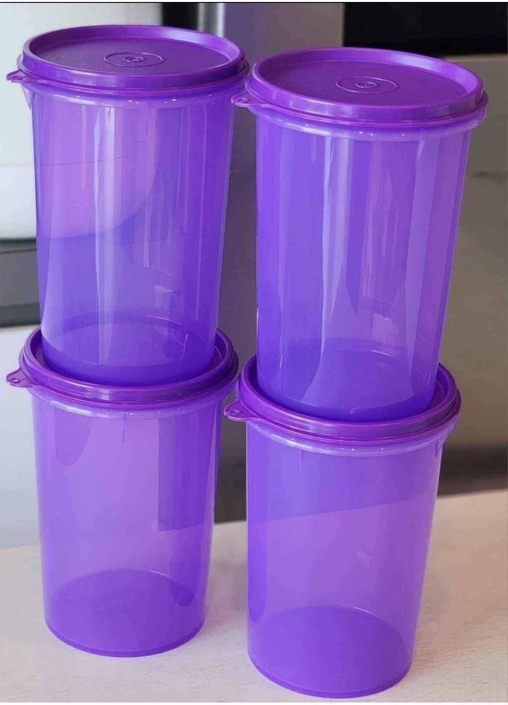 Tupperware Cheerio Quad 1.0L/ Food Storage Box/ Bekas Keropok/ Small Container Airtight/ Kedap ...