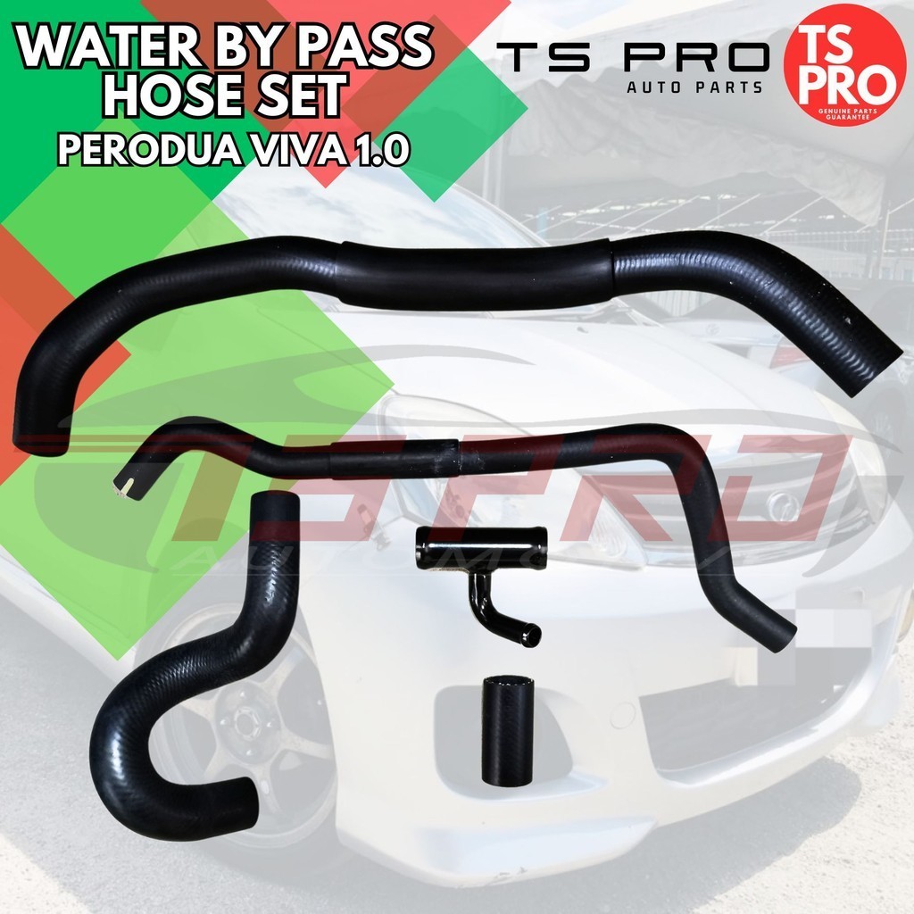 Perodua Viva 1.0 Water By pass Hose Set (Pipe Air set) Top Lower Hose ...