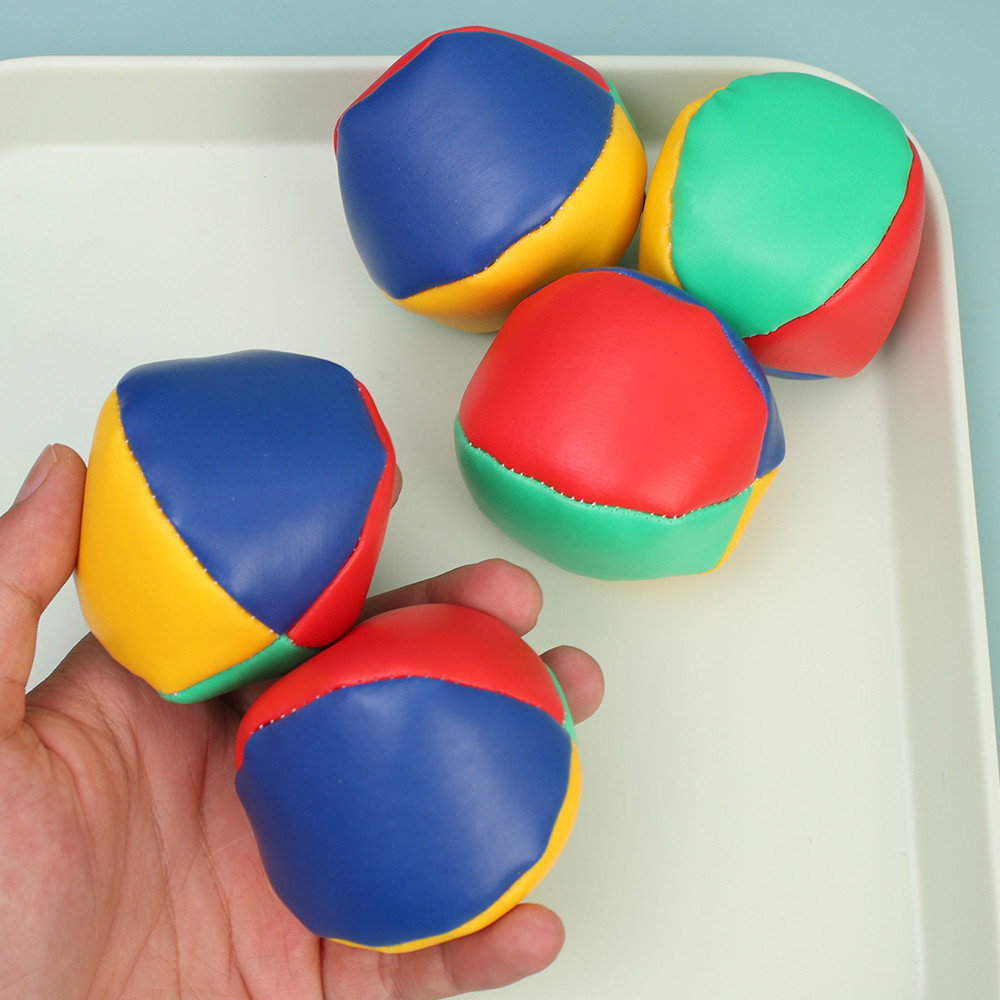 Juggling Ball - PU Sandbag Toy - with 4 Panel Design - Soft, Smooth ...