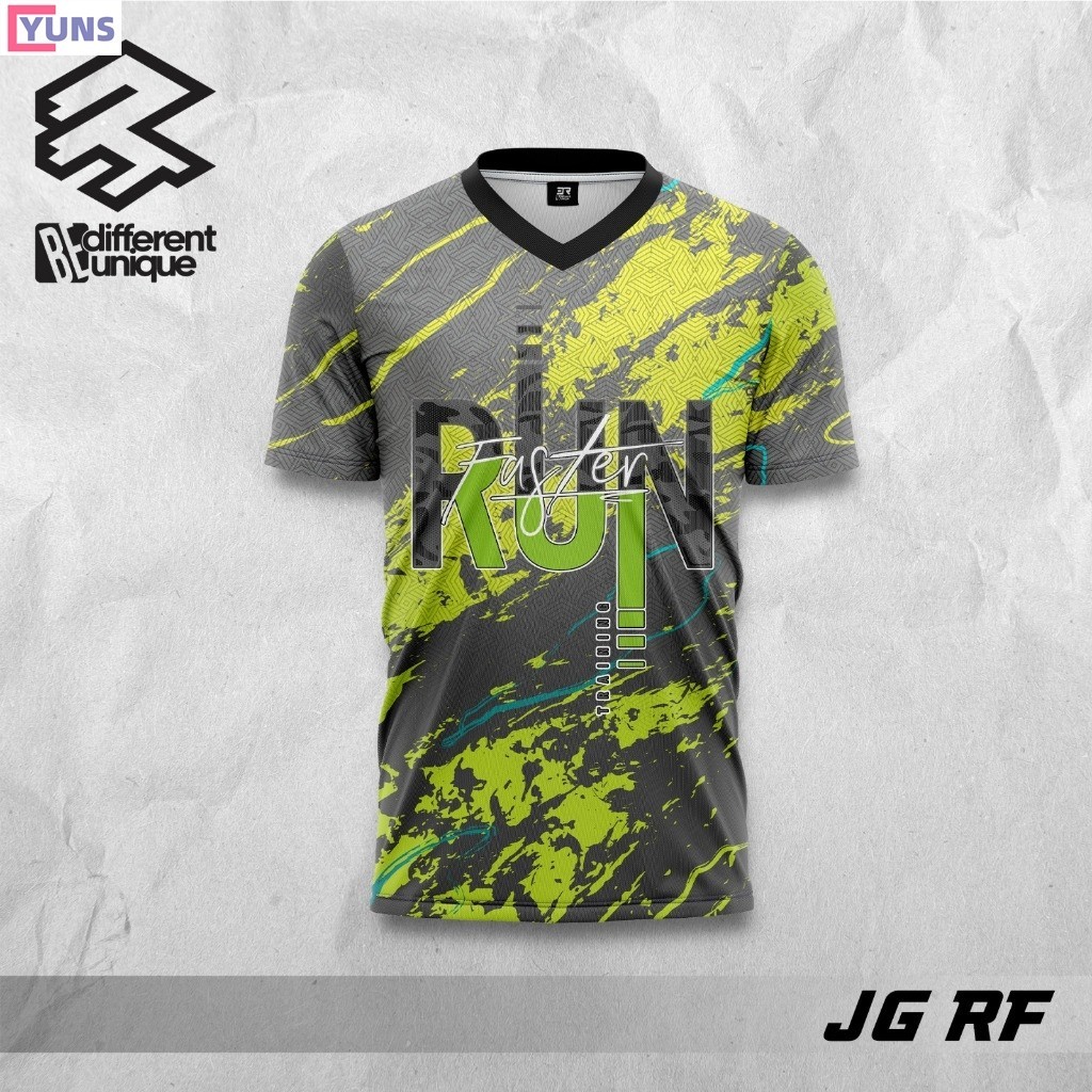 yuns Jersey Sports Printing Premium 3R Jogging Running JG RF | Shopee Malaysia