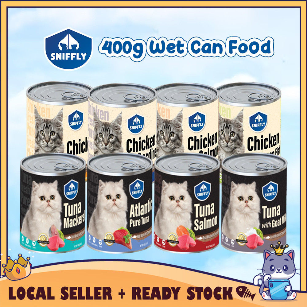 CATQUEEN Sniffly Cat Canned Food 400g Cat Wet Food Grain Free Real Meat ...