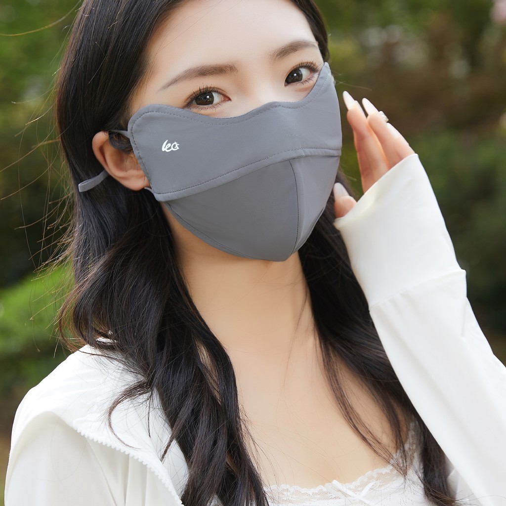 UPF50++ Ice silk sunscreen mask, UV resistant, Advanced 5D cartilage ...