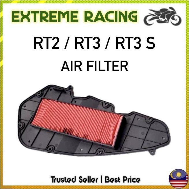 RT2 RT3 S RT3S Air Filter Cleaner Element Kotak Angin Saringan Udara Penapis Udara Wmoto RT2 RT3 ...