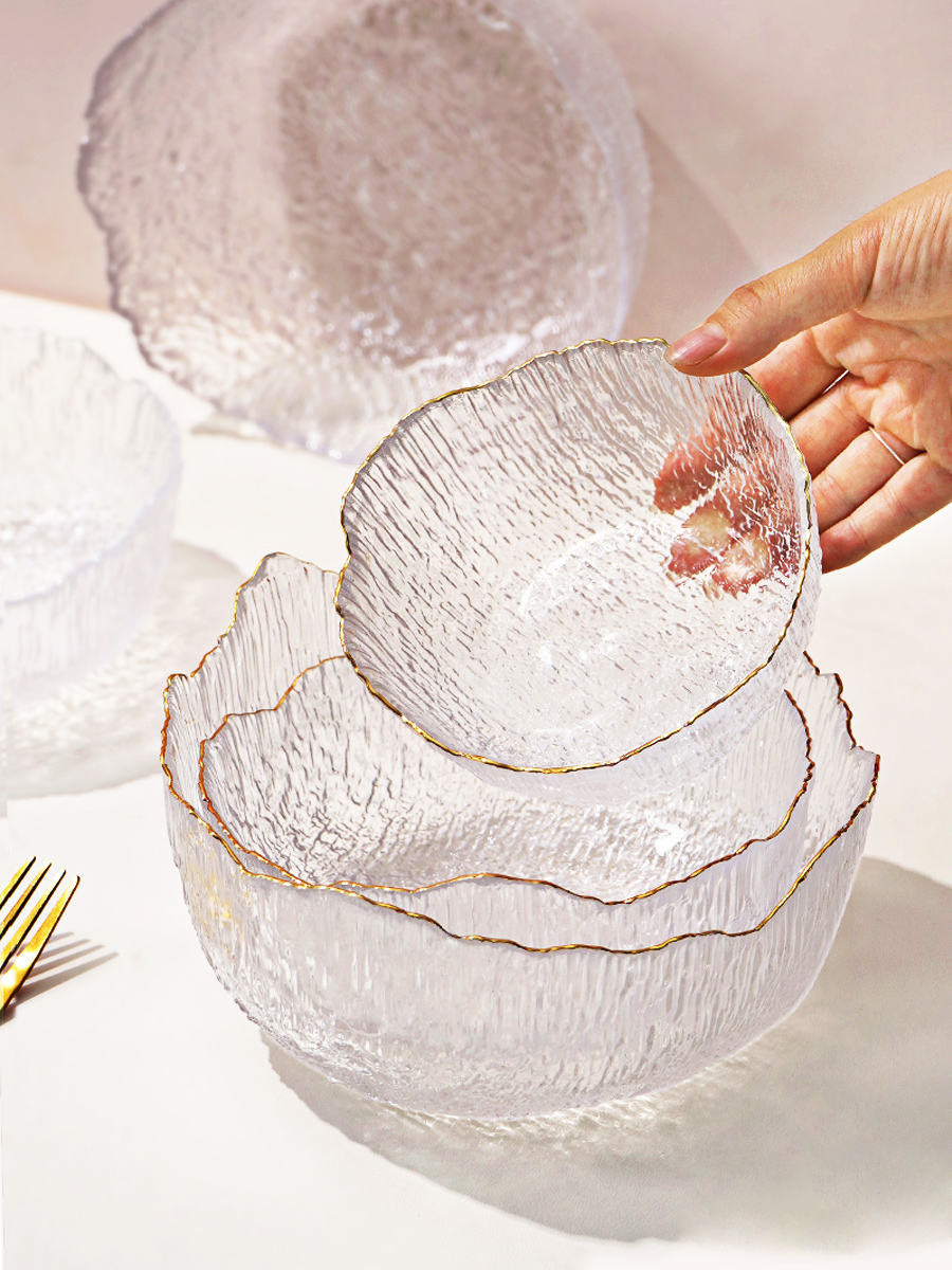 Crystal Glass Fruit Tray Light Luxury Home Living Room Coffee Table ...