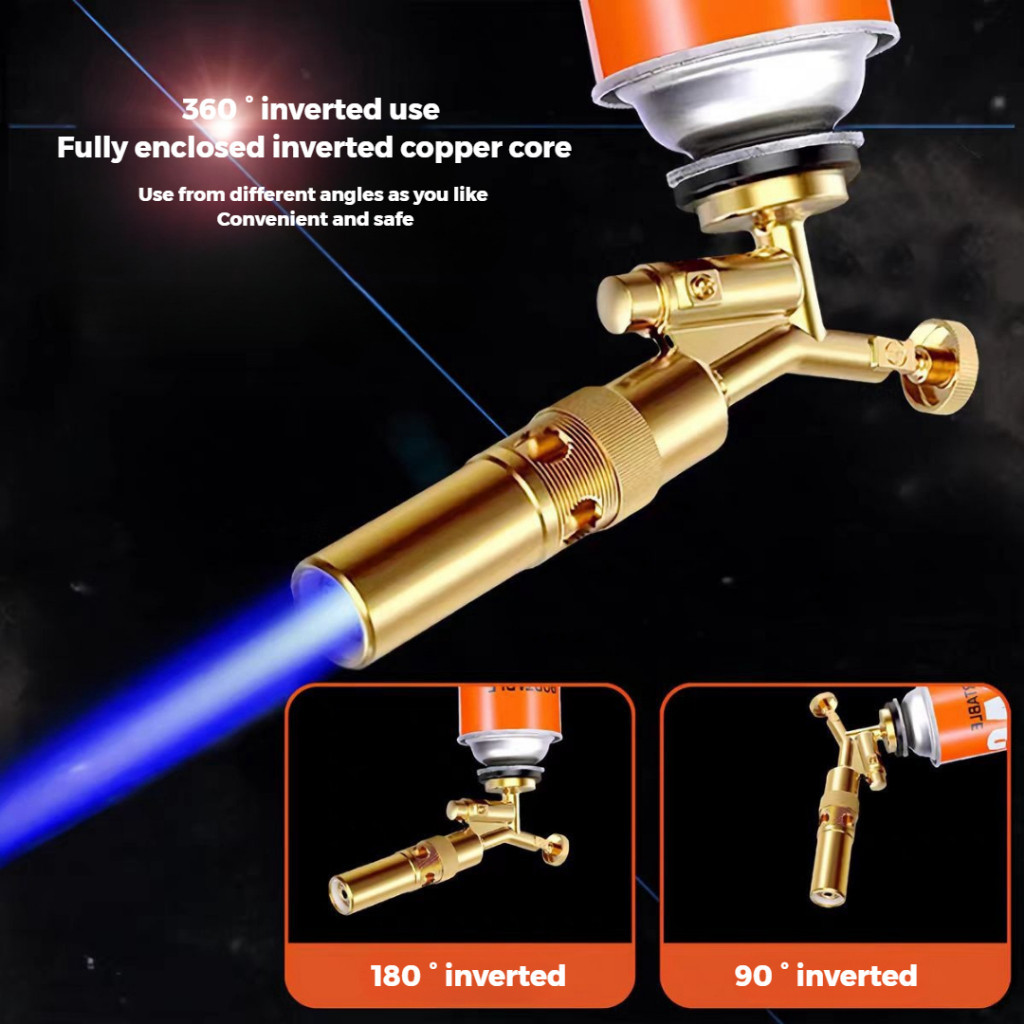 1500℃ Welding Torch Portable Gas Burner Flame Gun High Temperature ...