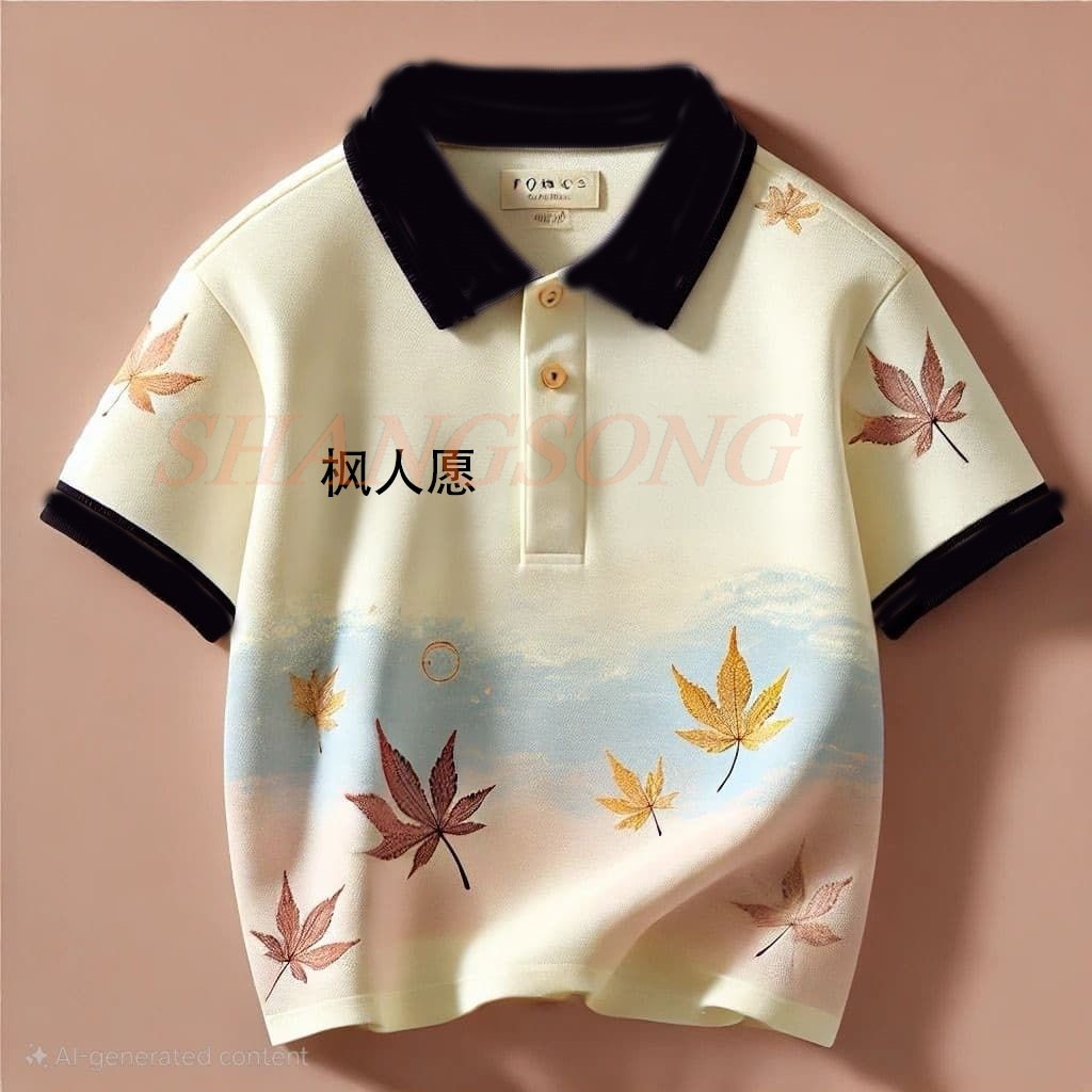 [FREE CUSTOME]Men's New Summer Hawaiian Maple Leaf Print Short Sleeve ...