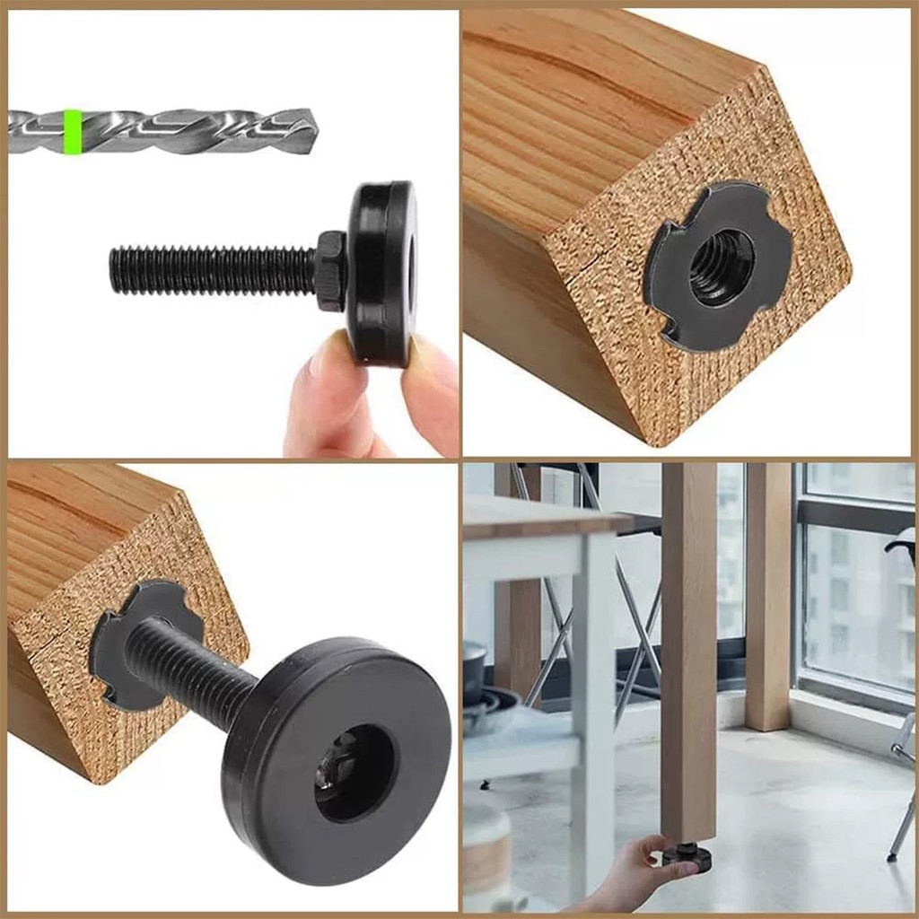 4Pcs Furniture Levelers Duty Furniture Leveling Feet Adjustable ...