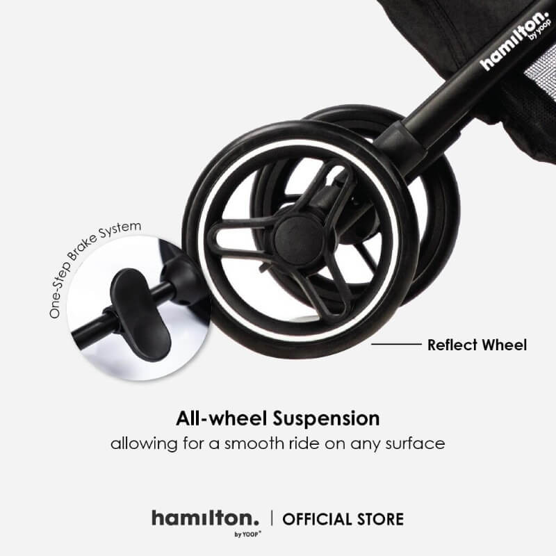 Hamilton T1 360 Spin Two Way Facing Stroller (New Born to 22kg ...