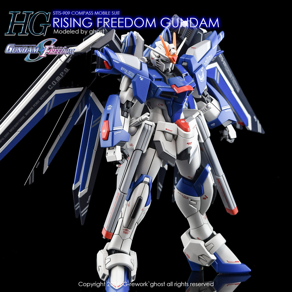 G-Rework HG Rising Freedom Water Decal CD-H243 G Rework CDH243 1/144 ...