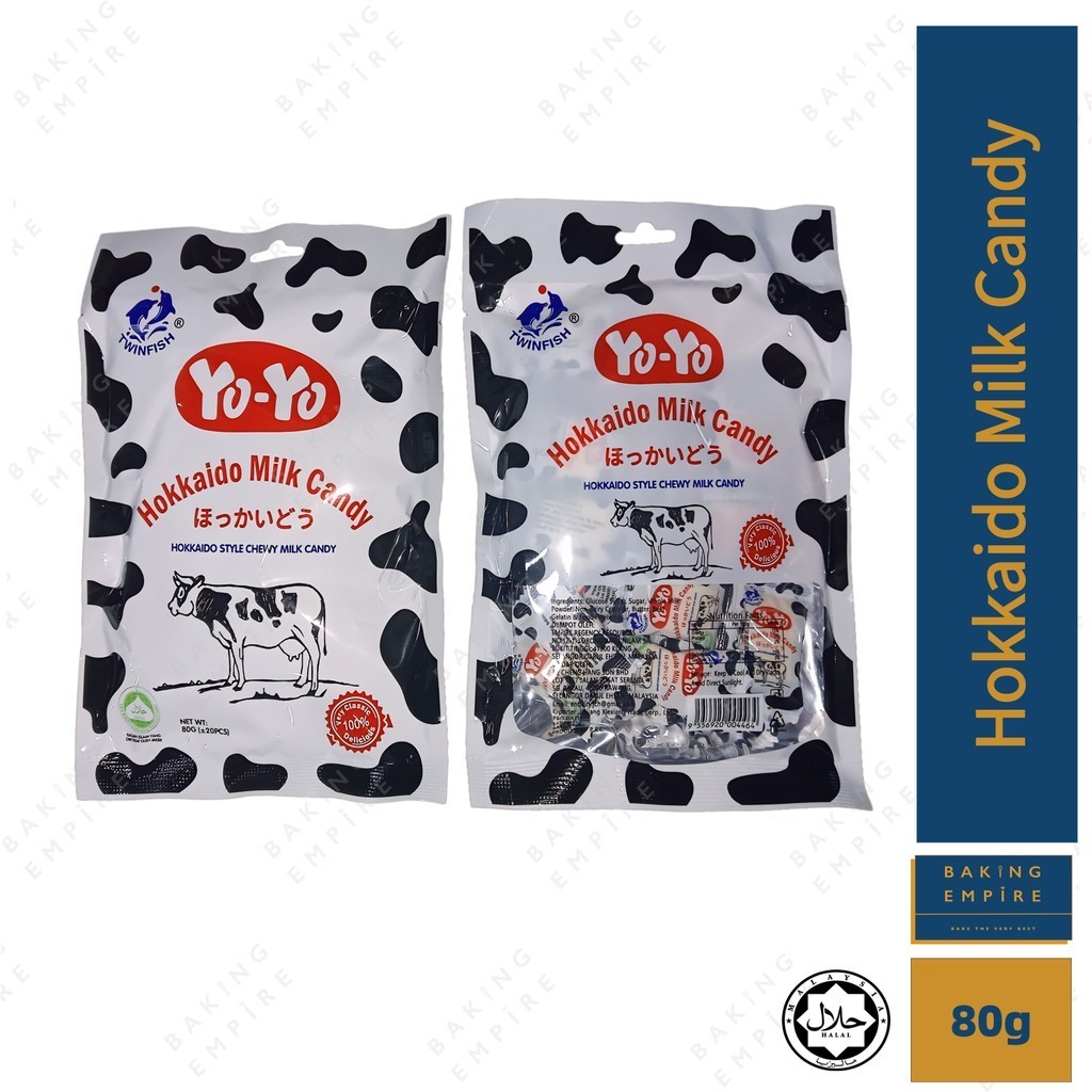 Twinfish Yu-Yu Hokkaido Milk Candy 80G | Shopee Malaysia