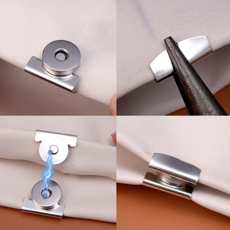 Metal Magnetic Snaps Clasps - Clothes, Handbag Buckle Accessories ...